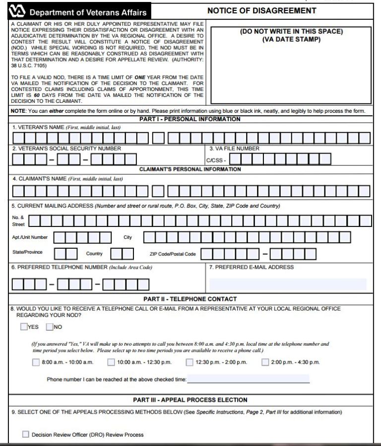 VA Forms | Veterans Claims Help