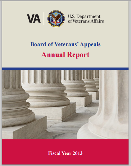 Board of Veterans’ Appeals Annual Report 2013 | Veterans Claims Help